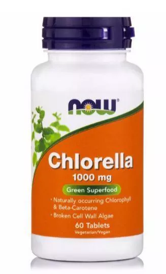 NOW Chlorella 1000mg 60 tabs купить недорого, заказать с доставкой в ...